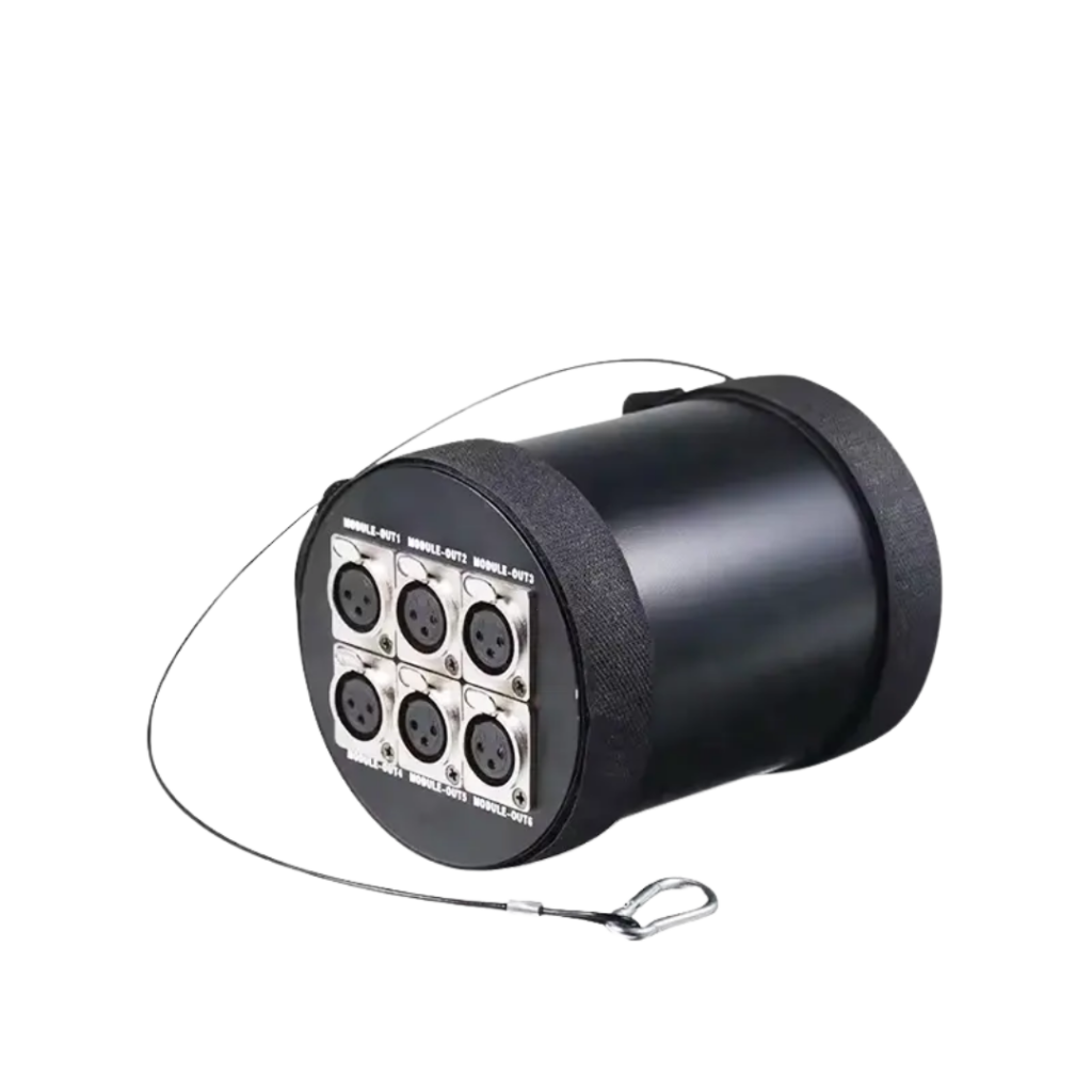 6-Way DMX Truss Splitter – Optical Isolated Stage Lighting Hub